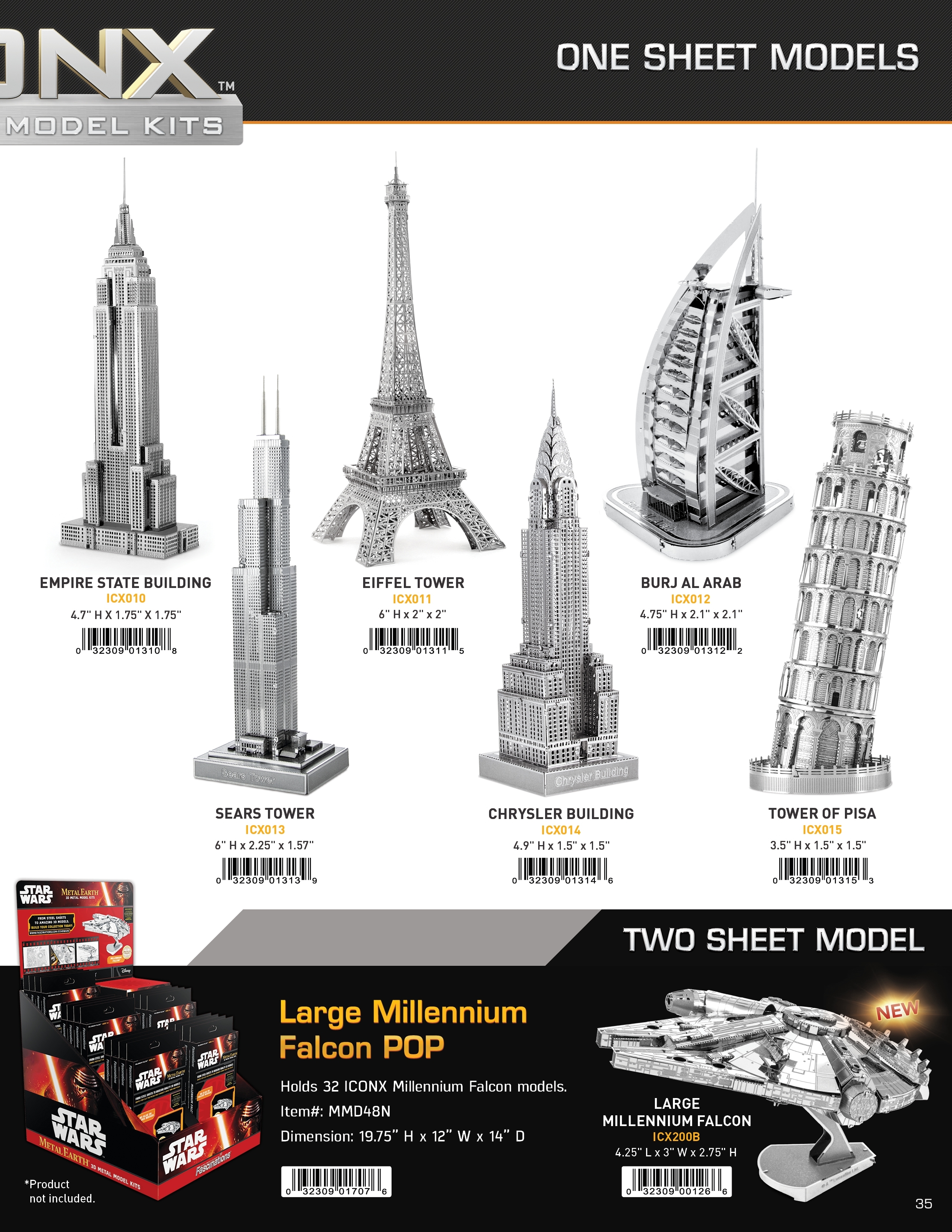 Fascinations - Metal Earth 3D Metal Model DIY Kits - Unique Gifts for ...