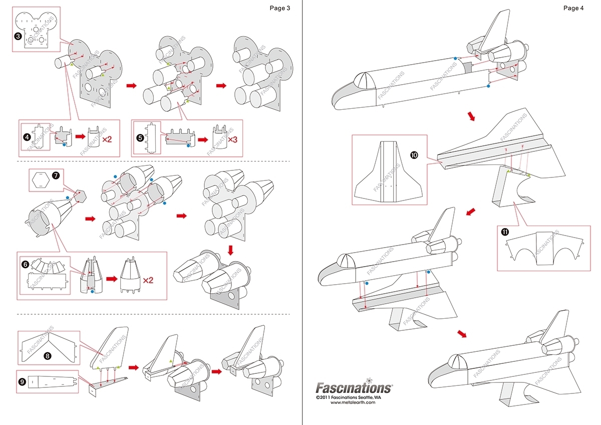 Space Shuttle Atlantis Blueprint