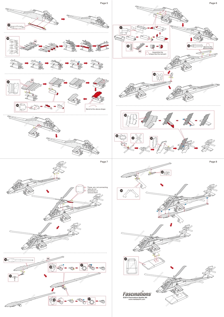 Fascinations:: Metal Earth AH-64 Apache