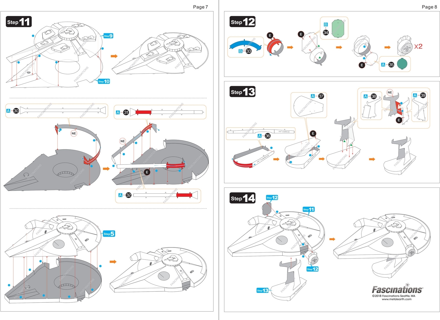Fascinations:: Metal Earth Premium Series Lando's Millennium Falcon