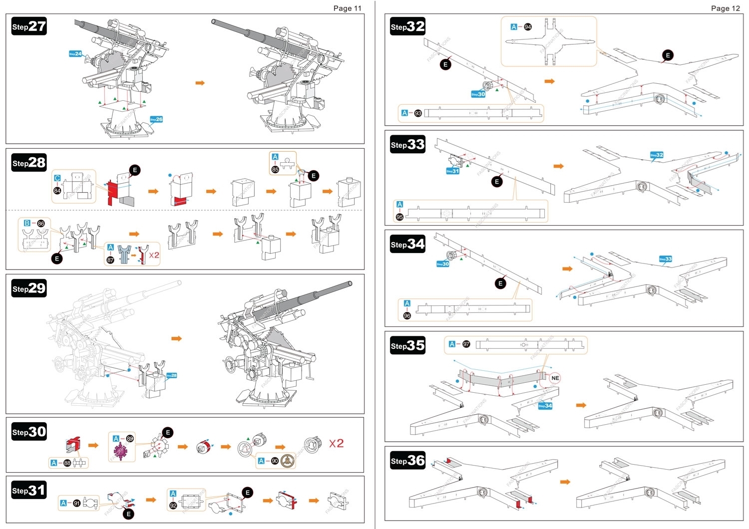 Fascinations:: Metal Earth Premium Series German Flak 88 3D Model Kit