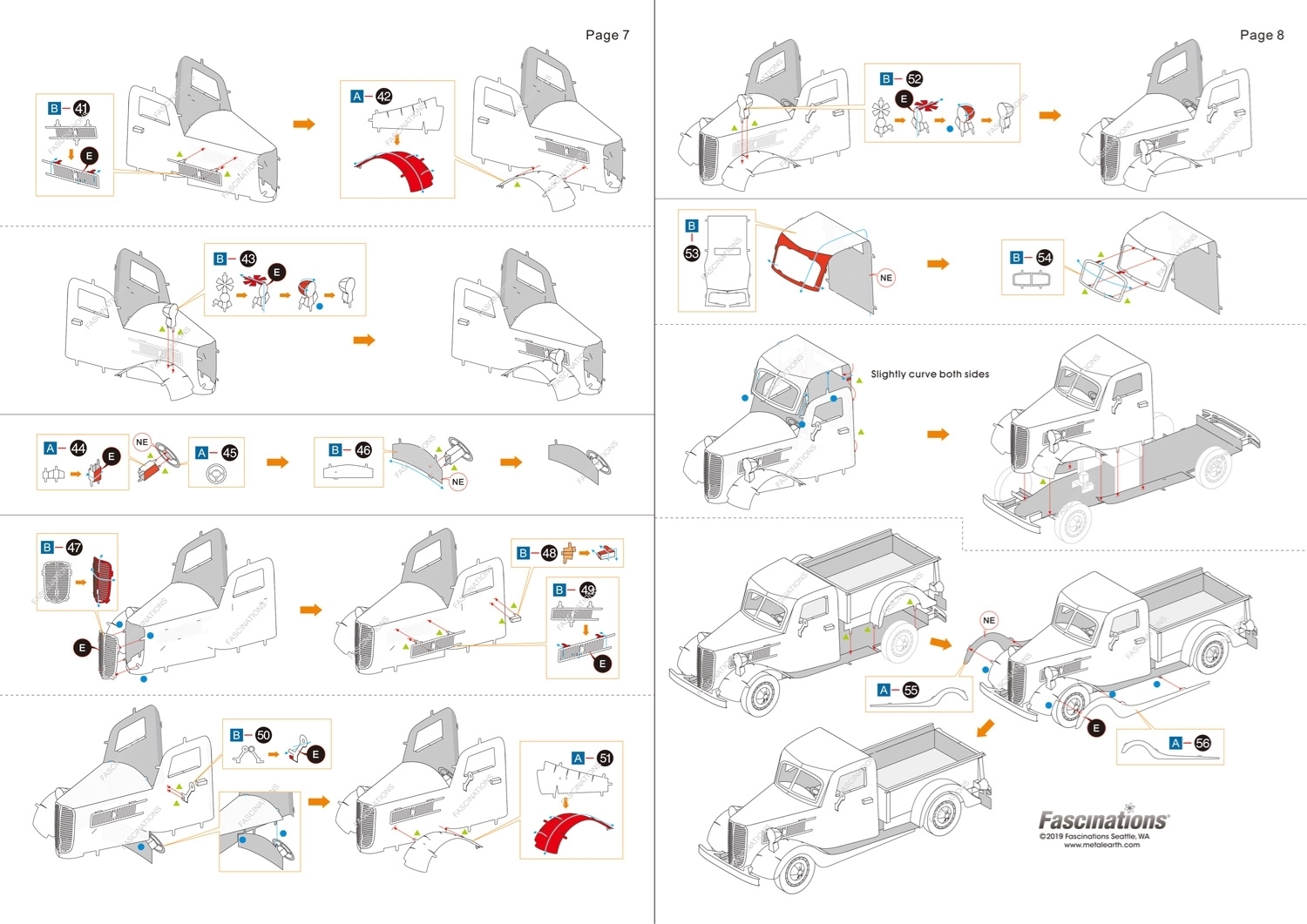 1937 Ford Pickup Truck Blueprints Free Outlines