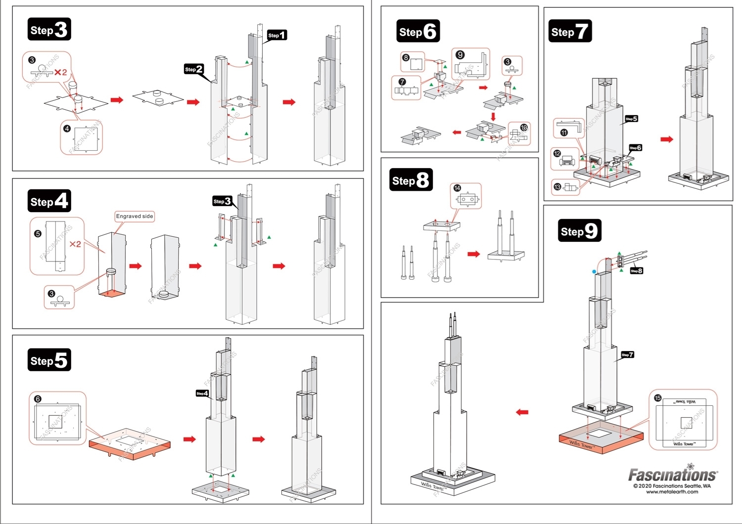 Fascinations:: Metal Earth Premium Series Willis Tower