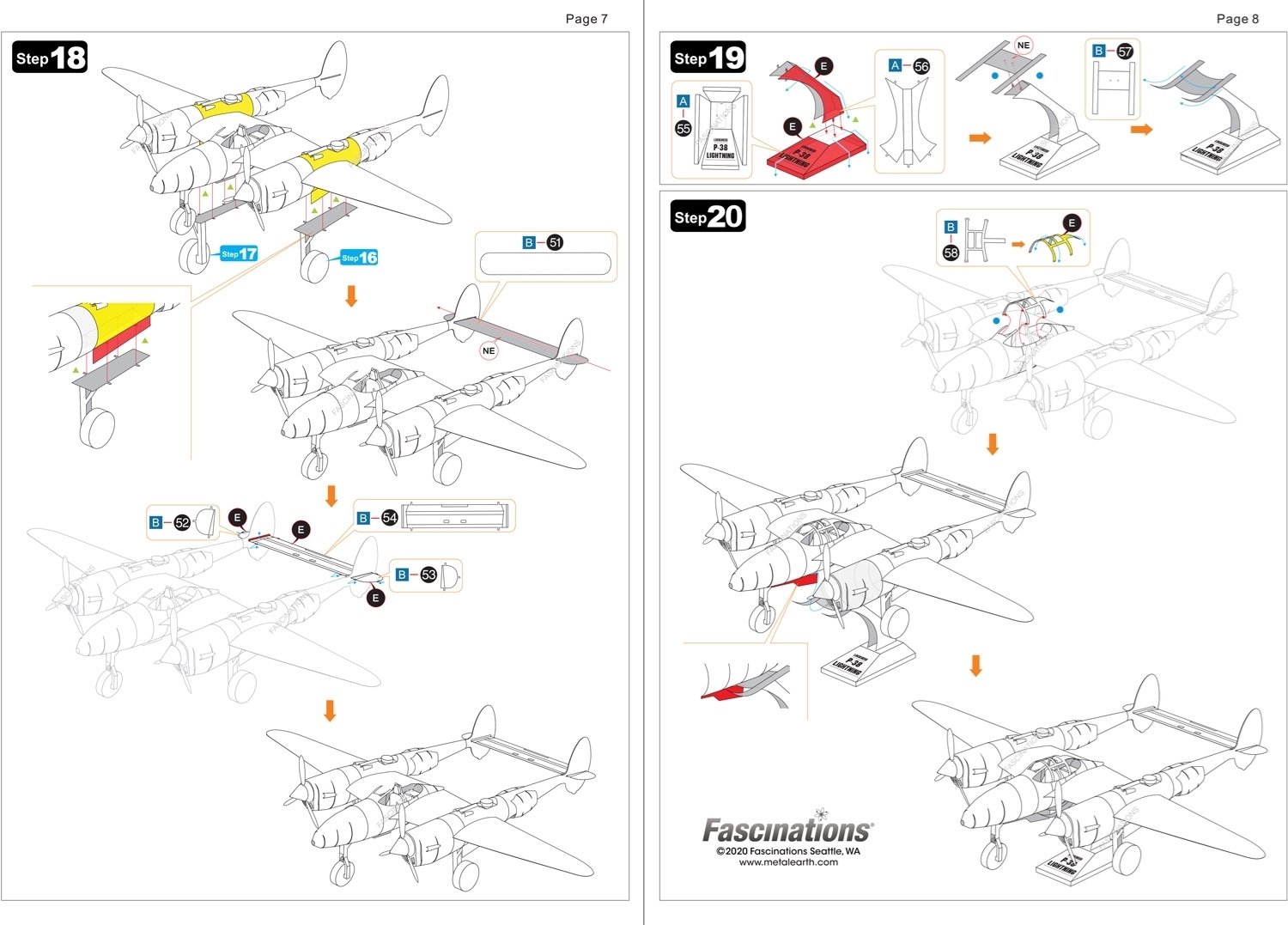 Fascinations:: Metal Earth P-38 Lightning
