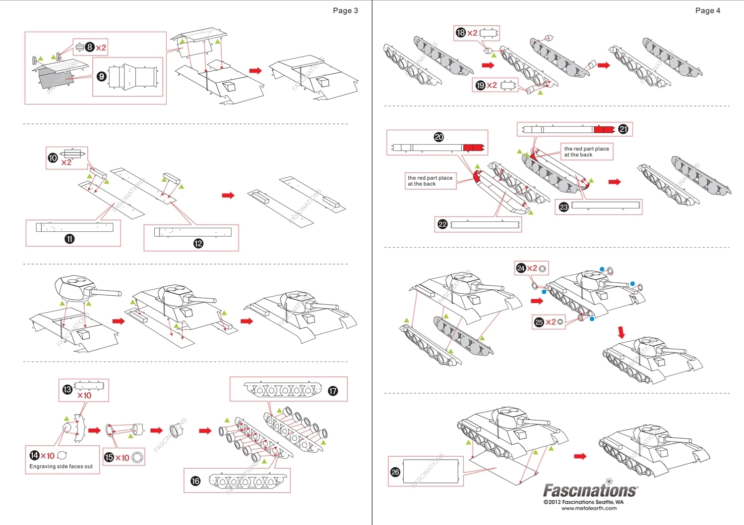 Fascinations:: Metal Earth T-34 Tank