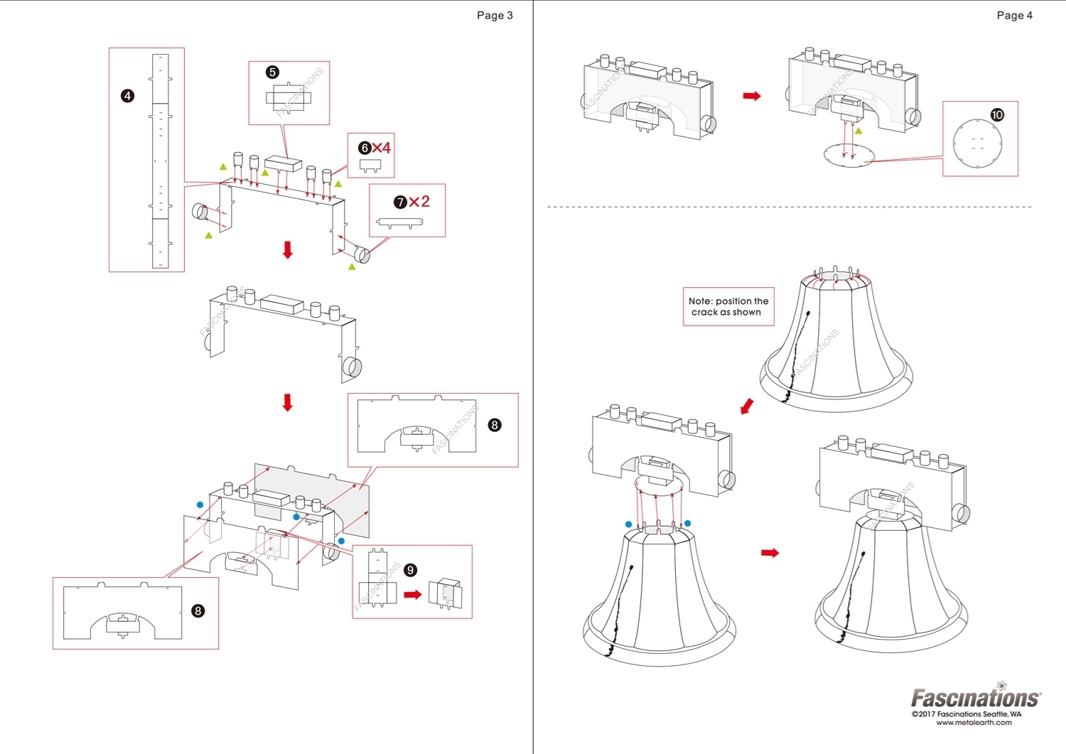 Fascinations:: Metal Earth Liberty Bell 3D Model Kit Fascinations:: Metal Earth Liberty Bell 3D Model Kit