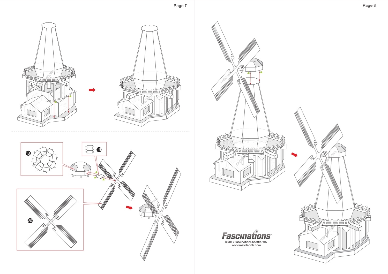 Fascinations:: Metal Earth Windmill 3D Model Kit