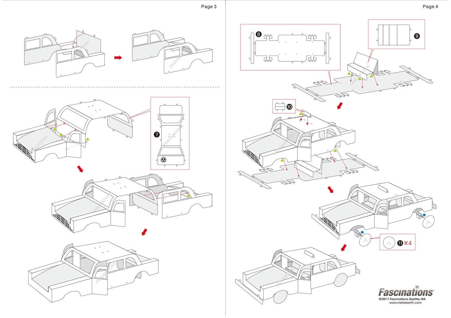 Fascinations:: Metal Earth Checker Cab